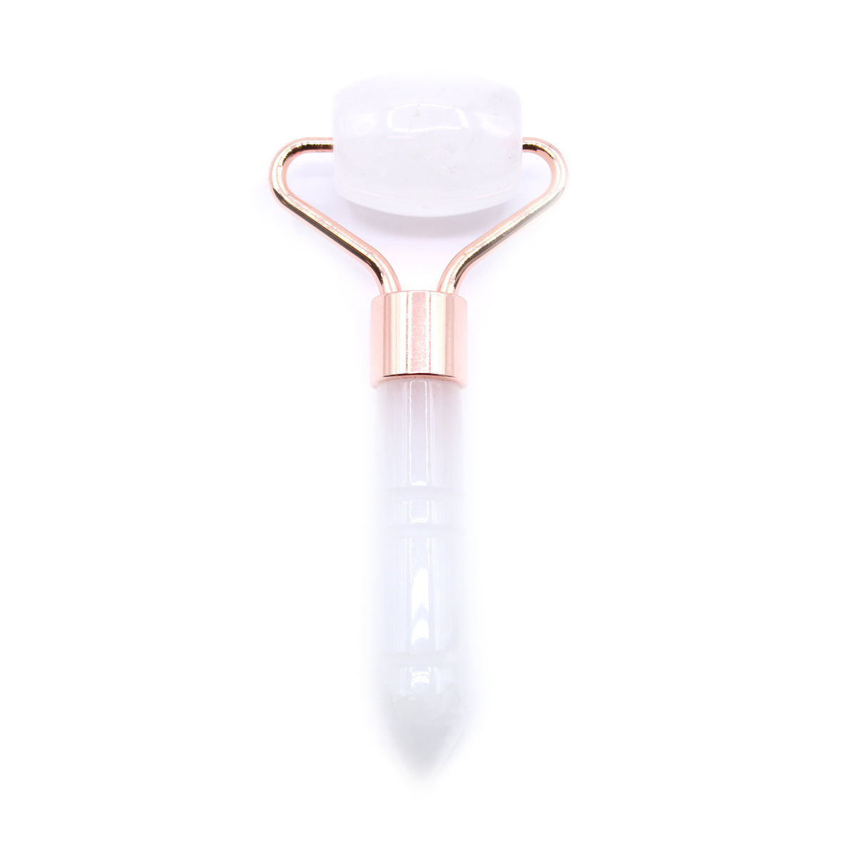 Gemstone Mini Facial Roller - Rock Quartz