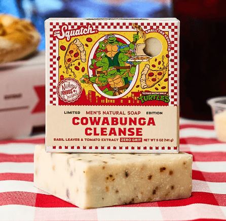 Dr. Squatch Ninja Turtles Men's Natural Bar Soap 5oz - Cowabunga Clean