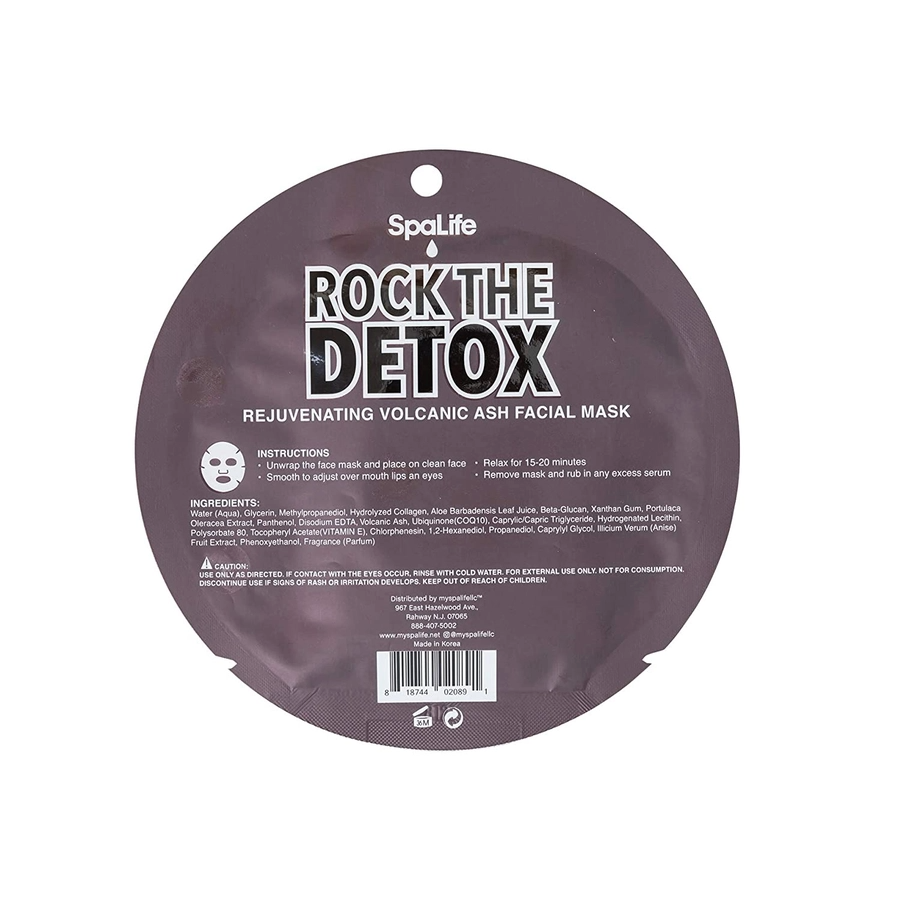 My Spa Life Rock The Detox Rejuvenating Volcanic Ash Facial Mask