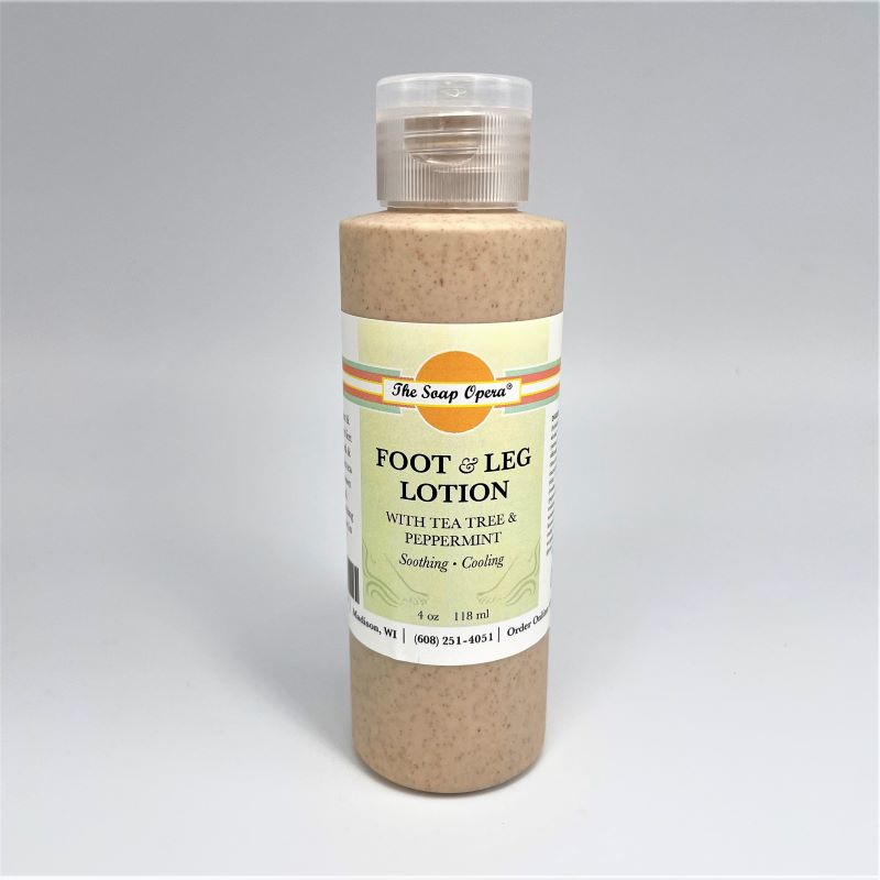 The Soap Opera Foot & Leg Lotion with Tea Tree & Peppermint 16fl oz 473ml