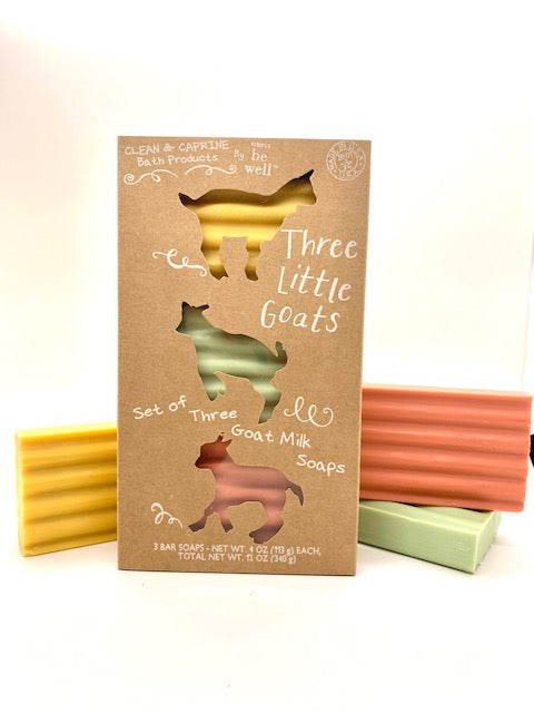 Simply Be Well Three Little Goats Bar Soap Gift Set - Creamy Mango, Ja