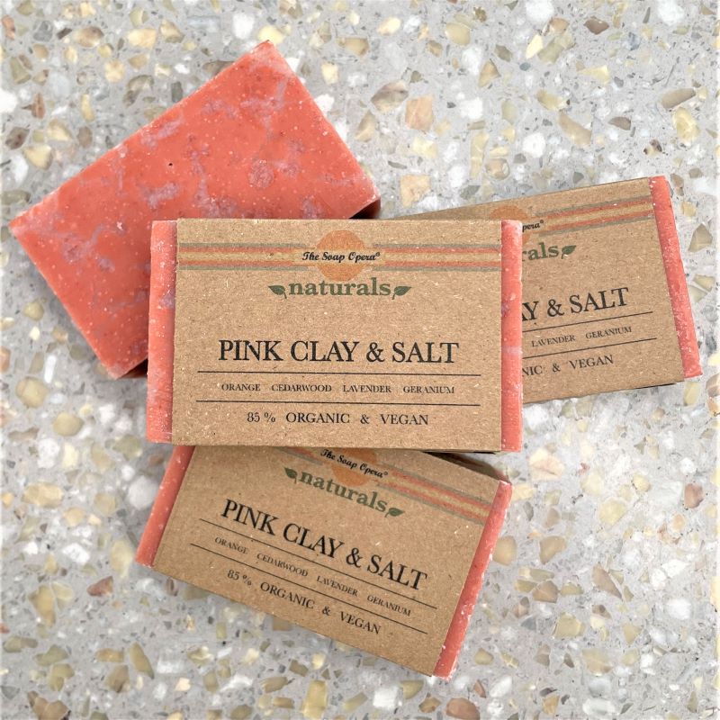 The Soap Opera Naturals Bar Soap 4oz - Pink Clay & Salt – TheSoapOpera